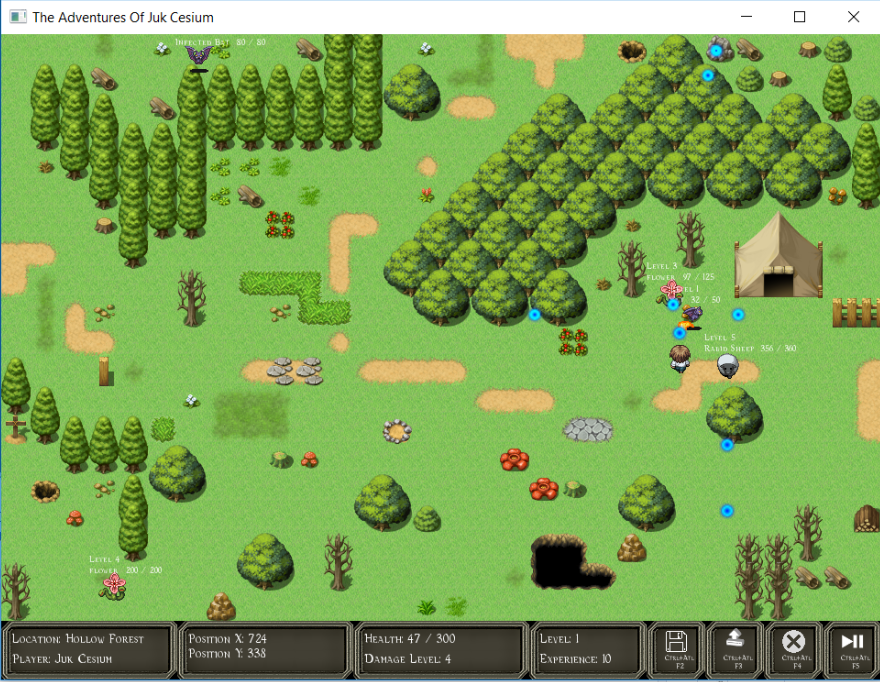 GitHub - bryonkucharski/TheAdventuresOfJukCesium: 2D RPG game for a final project in ELEC3150 ...